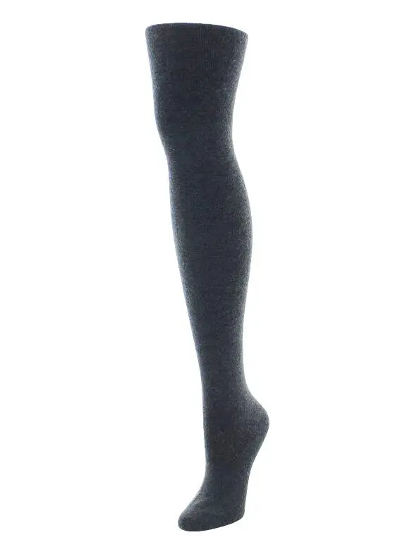 Natori Cashmere Sweater Tights - Black / Gray