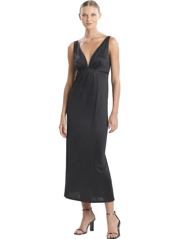 Natori Aphrodite Slip Dress - Black