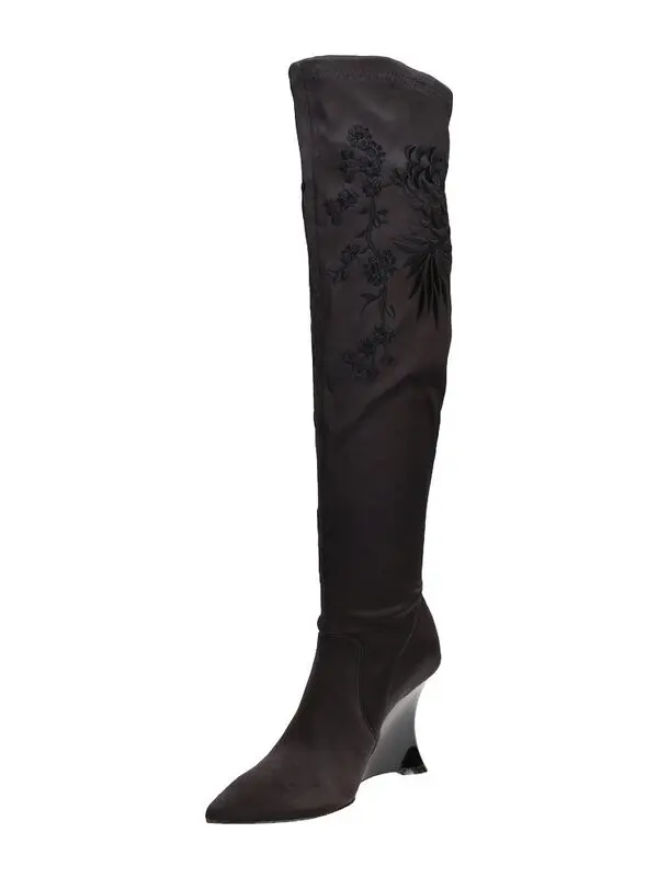 Natori Natsu Dragon Over-the-knee Boots - Black