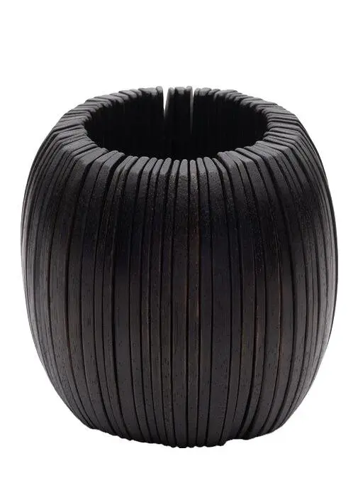 Natori Buffalo Horn Sliced Bangle - Black