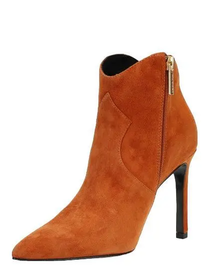 Natori Leiko Suede Heel Bootie - Natural