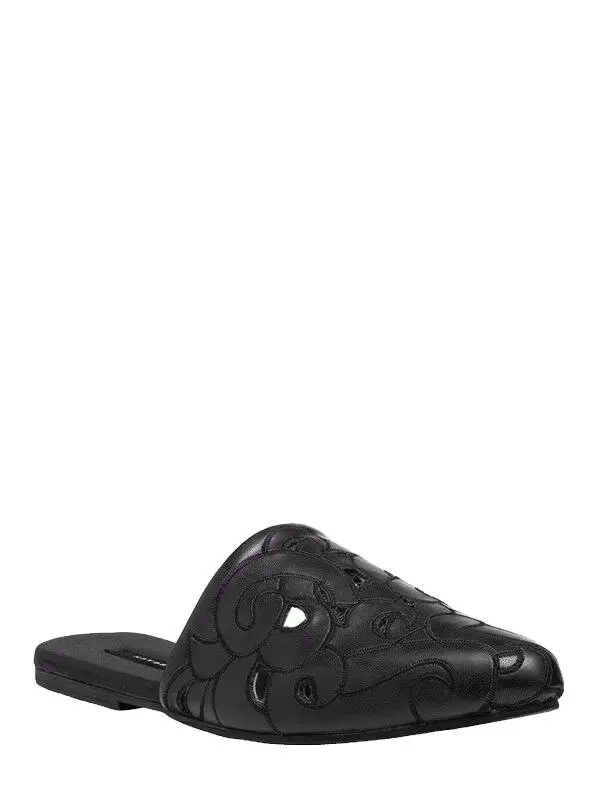 Natori Vegan Luxe Lambskin Slide - Black