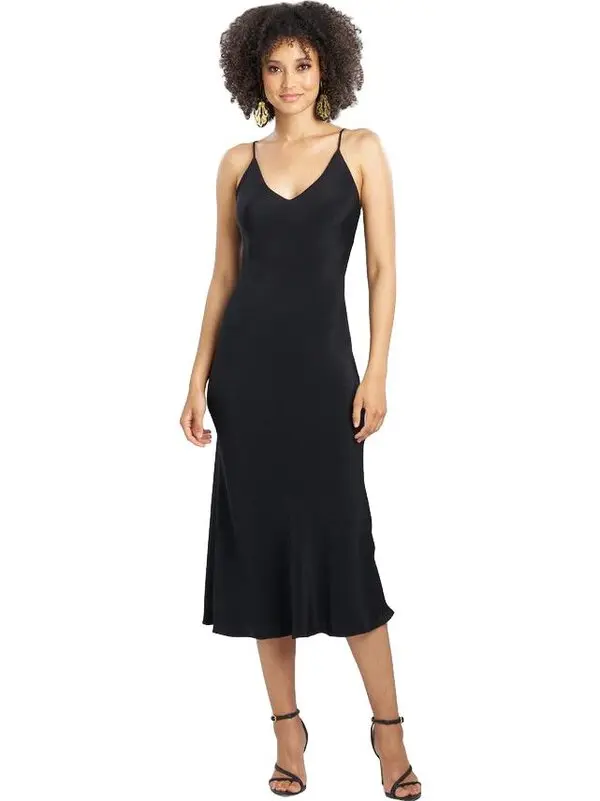 Natori Couture Silk Crepe Gown - Black
