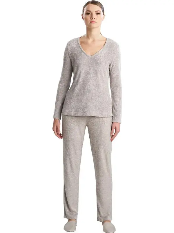 Natori Long Sleeve Top - Silver