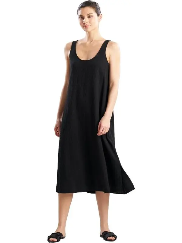 Natori Onsen Tank Slip Dress - Black