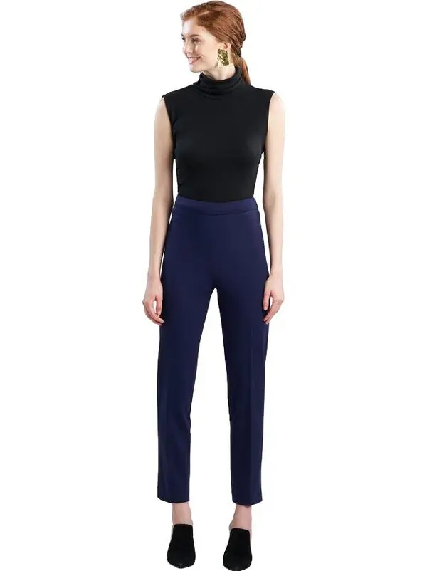 Natori Compact Knit Pants - Navy / Blue