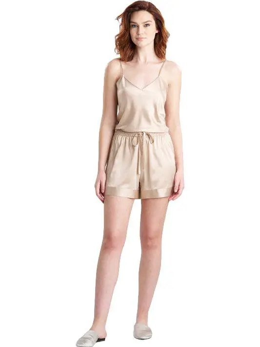 Natori Glamour Drawstring Shorts - Natural