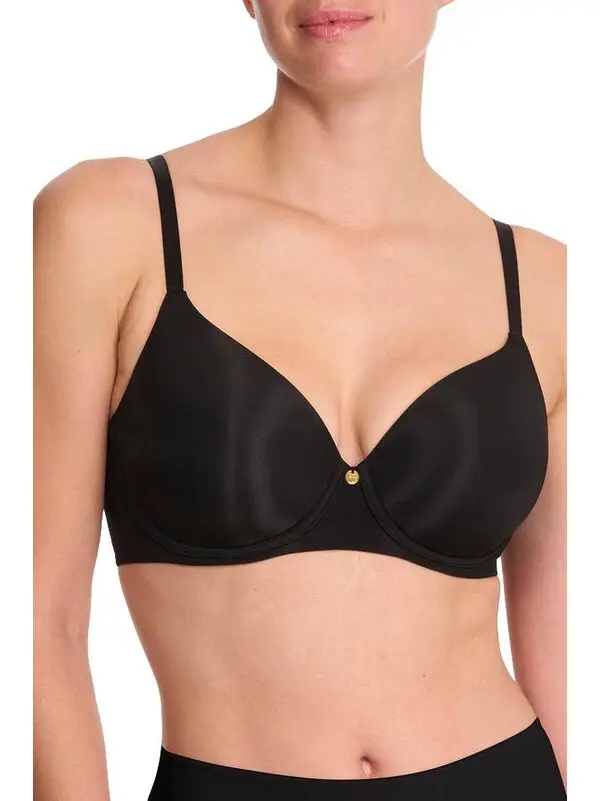 Natori Cloud Comfort Back Smoothing T-shirt Bra - Black