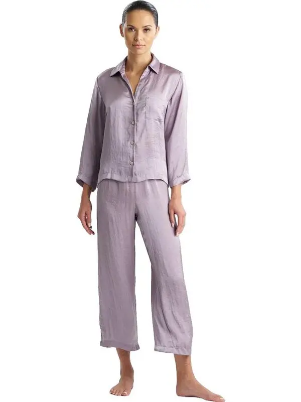 Natori Ashley Icon Notch Pajama Set - Natural