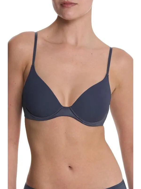 Natori Soft Focus Convertible Demi T-shirt Bra - Navy