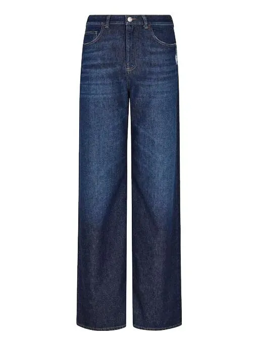 Emporio Armani Relaxed-fit Denim Jeans - Blue