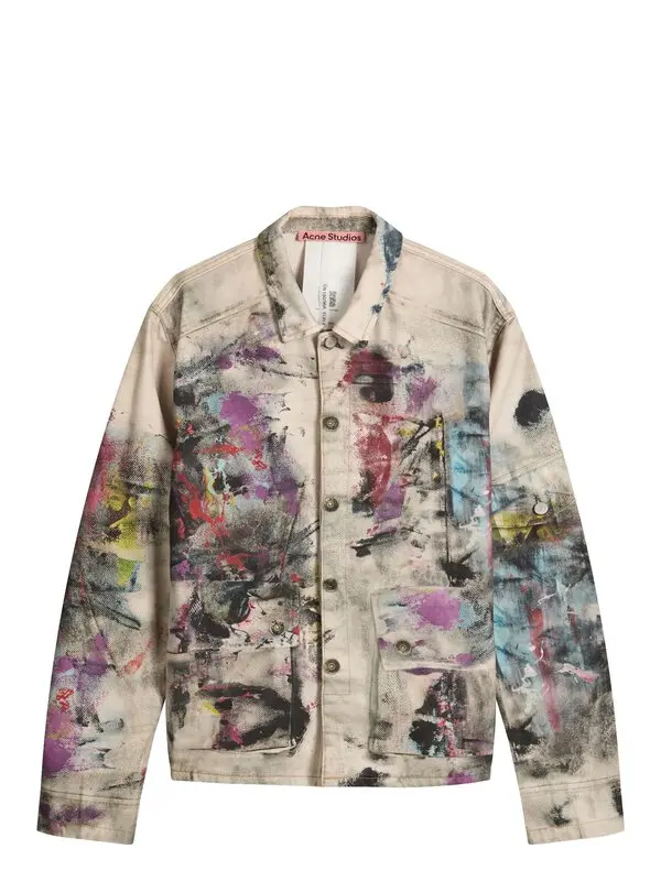 Acne Studios Ochino Painter Decorator Jacket - White/multi