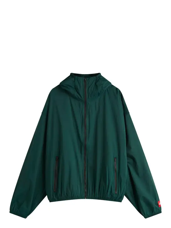 The North Face Redbox Packable Hooded Wind Jacket - Hunter Green