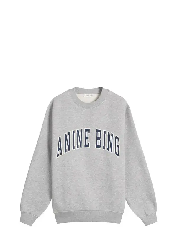 ANINE BING Spencer Sweatshirt - Medium Heather Grey