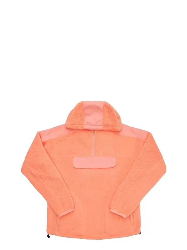 Supreme Polartec Hooded Half Zip Pullover - Peach