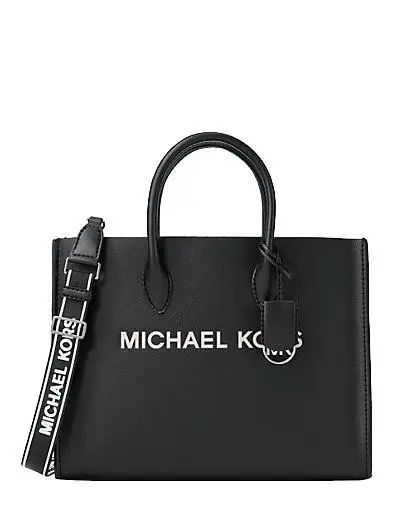 Michael Kors Mirella Medium Pebbled Leather Tote - Black