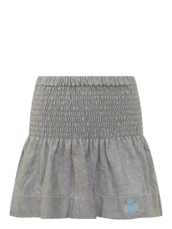 MARANT ETOILE Pacifica Mini Skirt - Grey