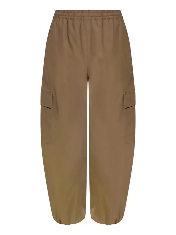 Max Mara Glauco Elasticated Tapered Trousers - Brown