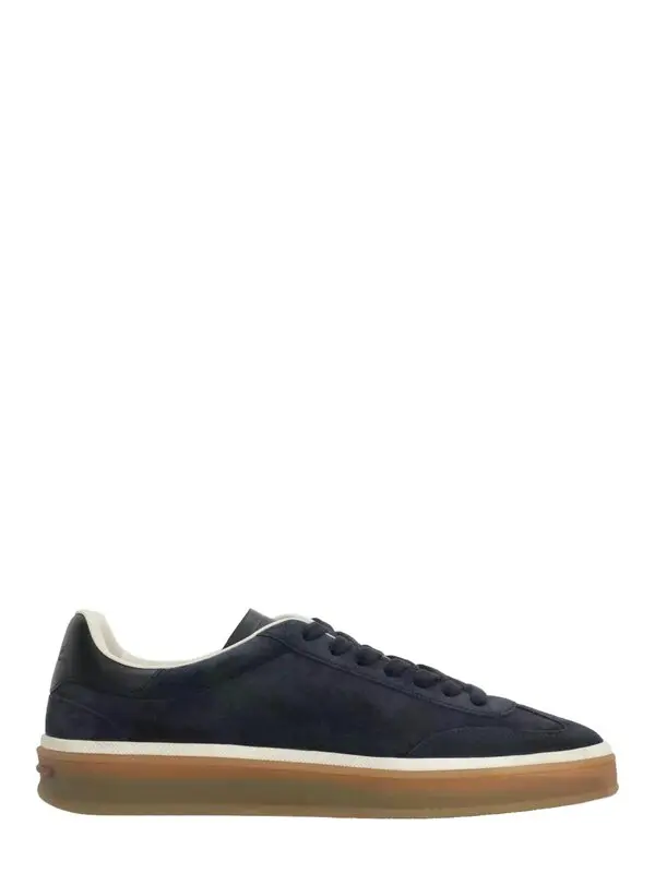 Loro Piana Tennis Walk Suede Sneakers - Blue