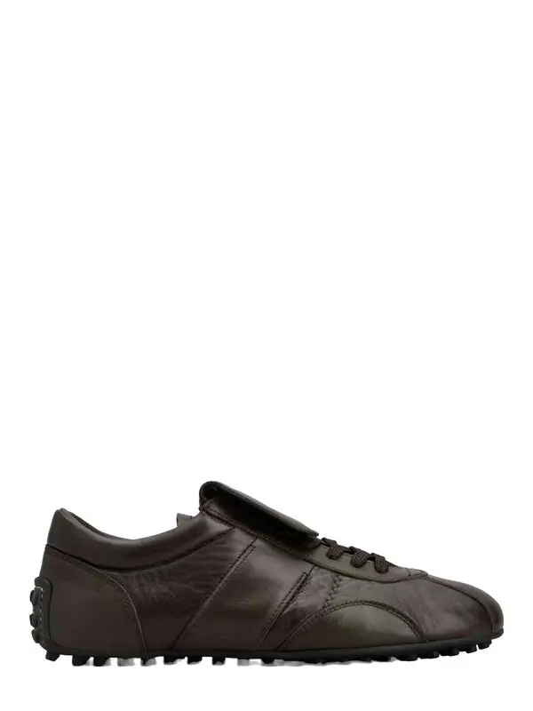 TOD'S Leather Sneakers - Brown