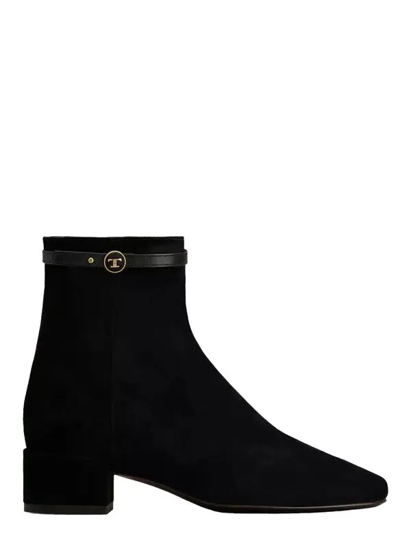 TOD'S Suede Ankle Boots - Black