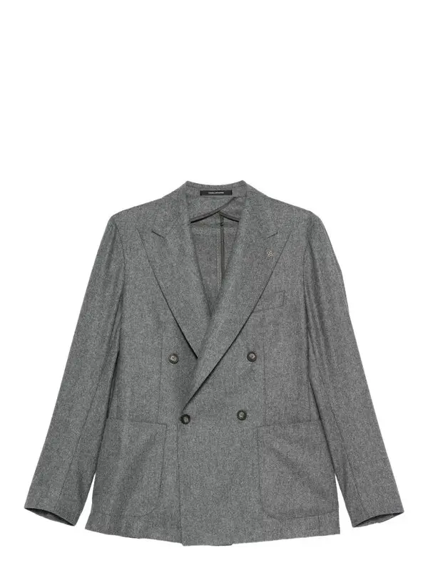 Tagliatore Double-breasted Wool Suit - Grey