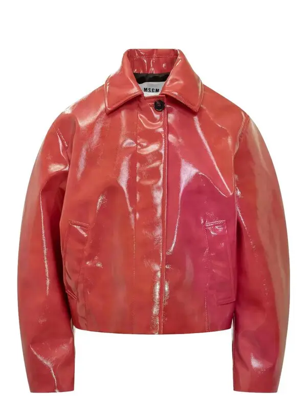 MSGM Long-sleeve Jacket - Red