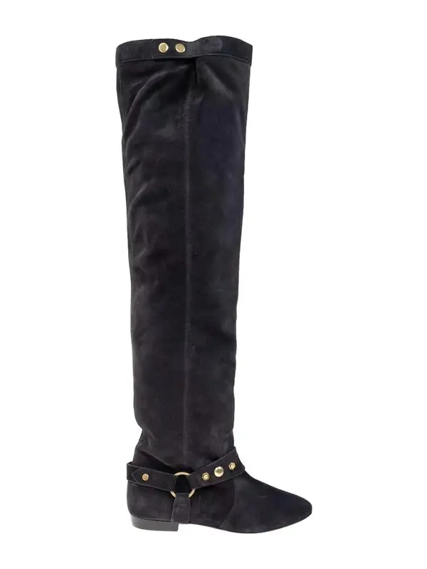 Isabel Marant Slouch Knee-high Boots - Blue