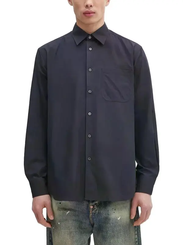 Paul Smith Pocket Long-sleeve Shirt - Blue