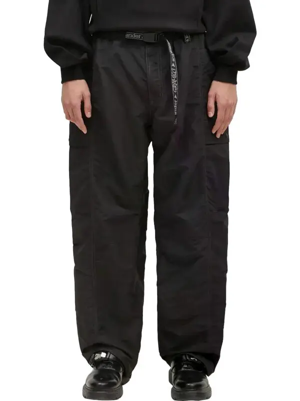 Gramicci Side-zip Cargo Trousers - Black