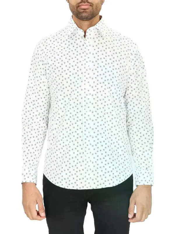 Scotch & Soda Star-print Shirt - White