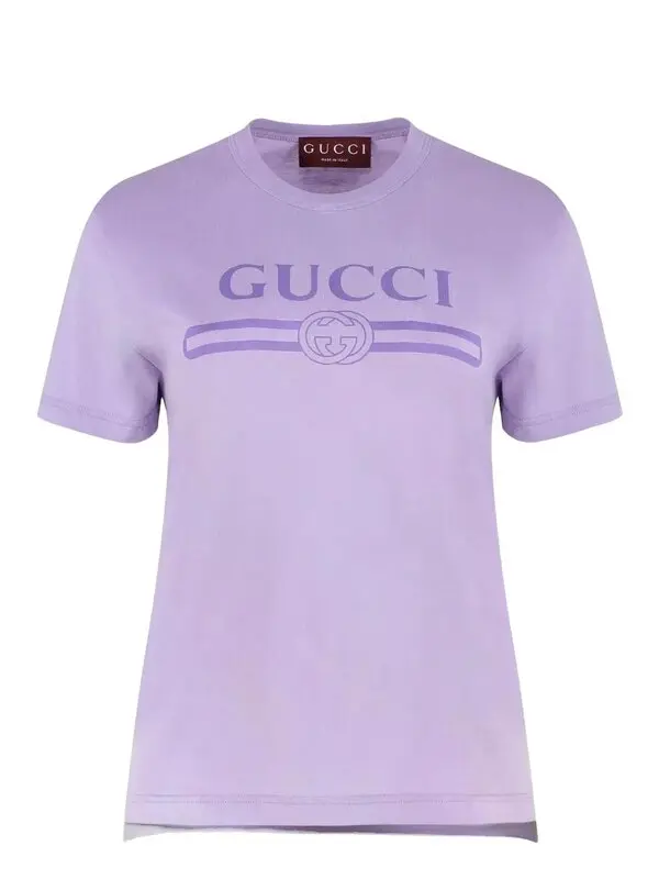 Gucci Logo-print T-shirt - Purple