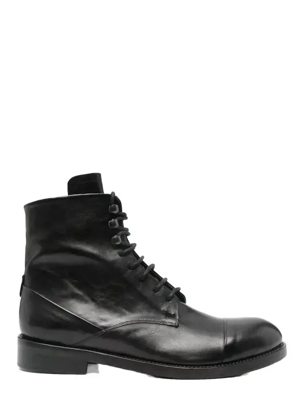 LEQARANT Lace-up Boots - Black