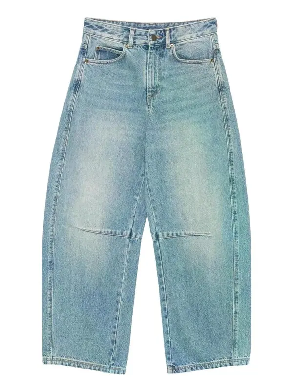 Soeur Cotton Wide-leg Jeans - Blue