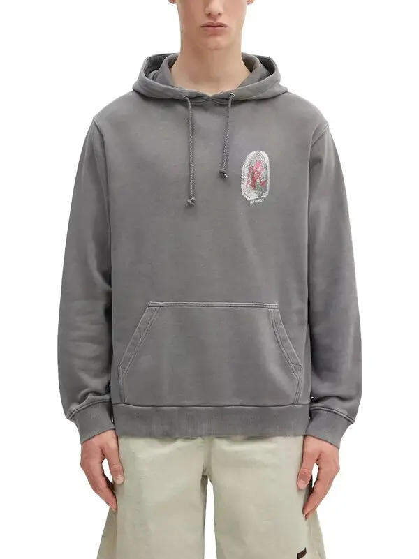 Gramicci Graphic-print Hoodie - Grey