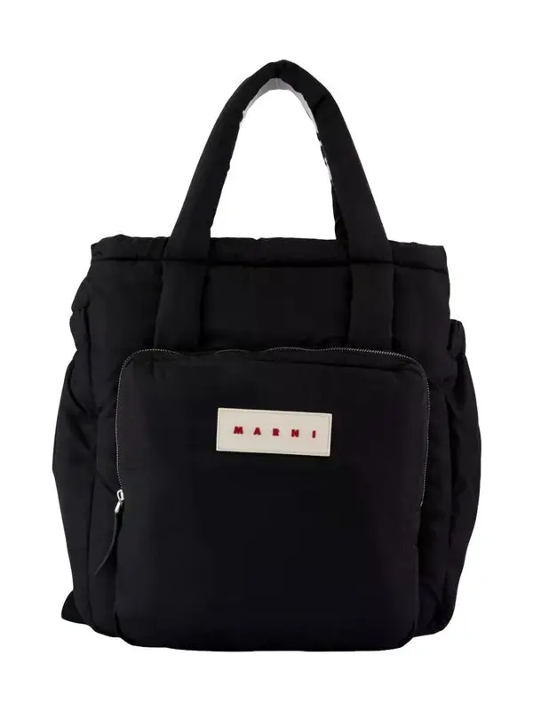 Marni Puff East/west Backpack - Black