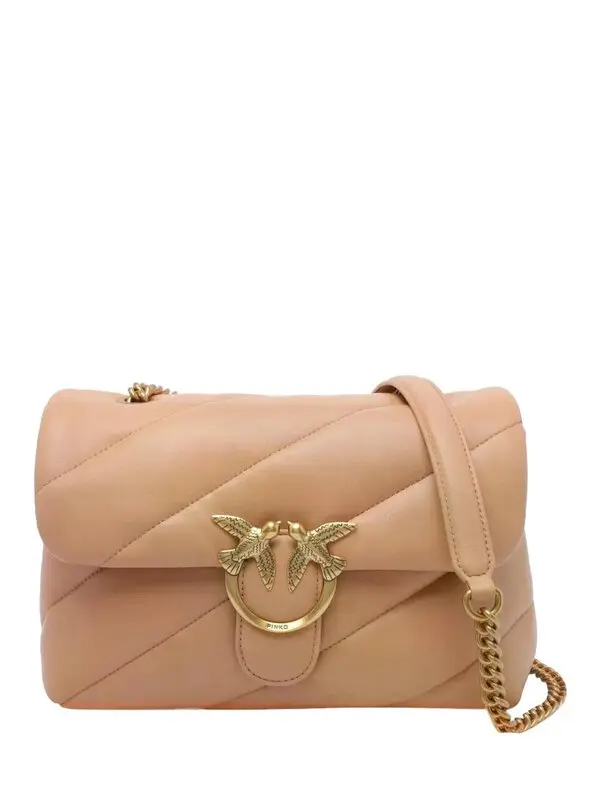 Pinko Classic Love Quilted Shoulder Bag - Pink
