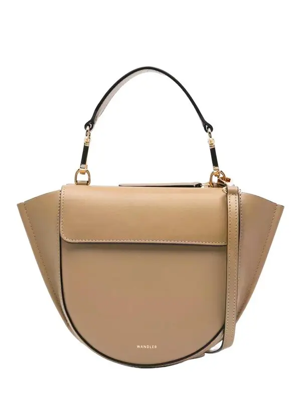 WANDLER Small Hortensia Leather Bag - Neutrals