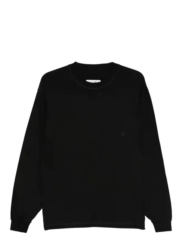 MAISON MARGIELA Pocket Long-sleeve T-shirt - Black