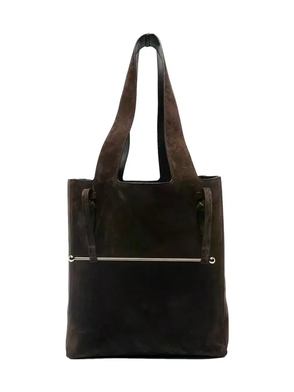 Strathberry Suede Shoulder Bag - Brown
