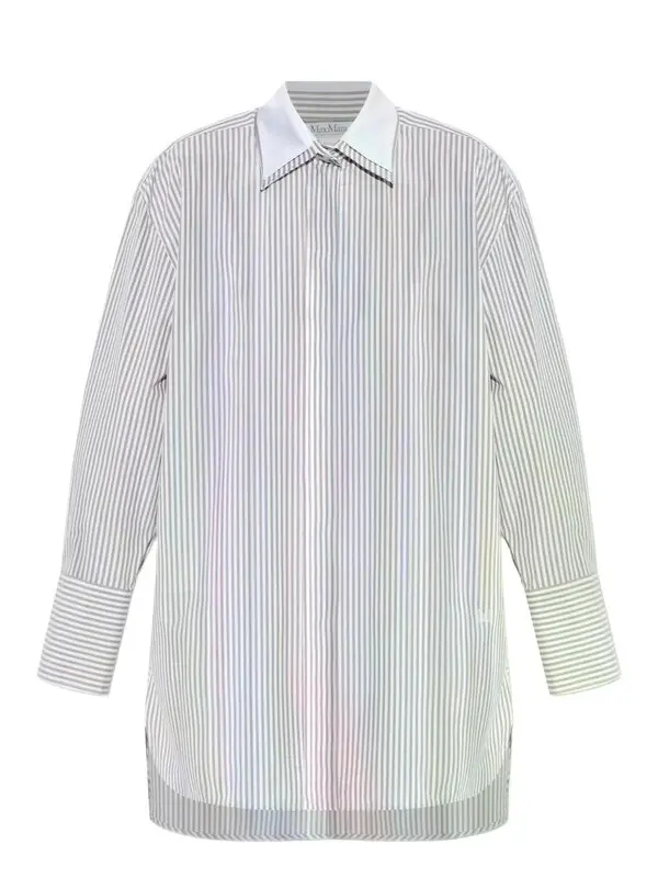 Max Mara Tubinga Striped Shirt - White