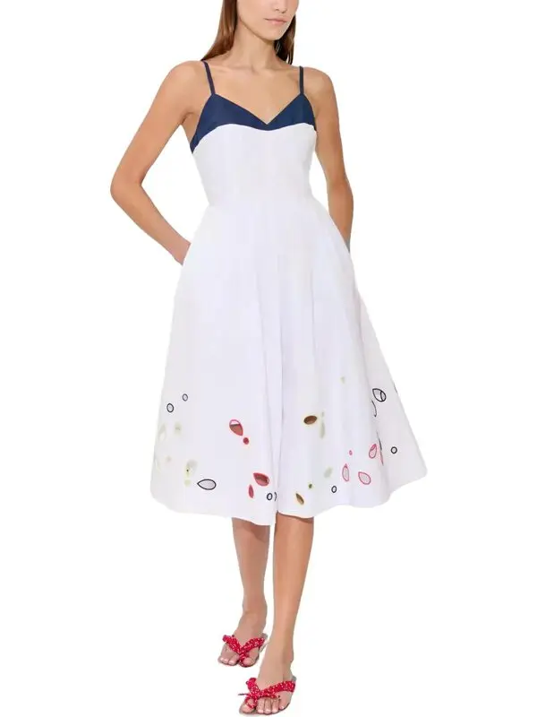 Rosie Assoulin - The Undress Broderie-Anglaise Poplin Dress