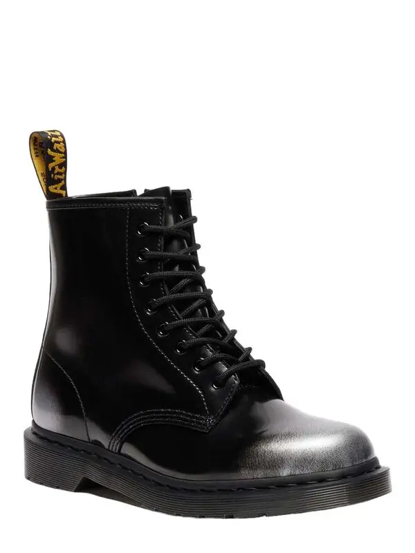 Dr. Martens 1460 Zip Arcadia Leather Boots - Metallic