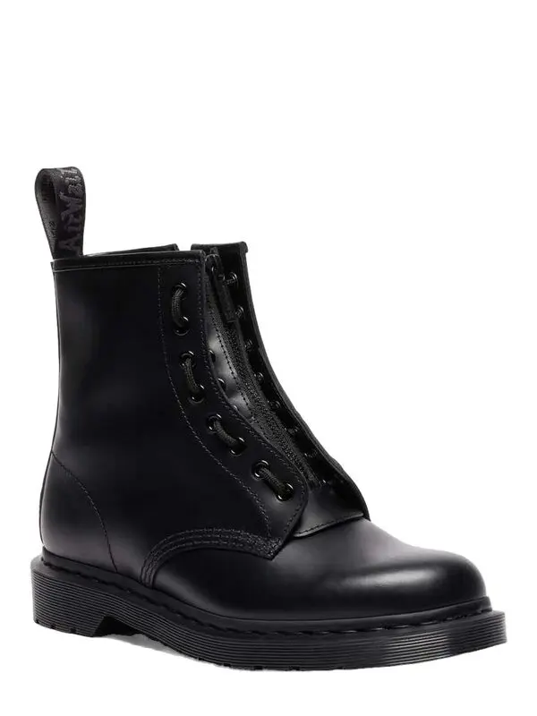 Dr. Martens 1460 Zip Leather Boots - Black