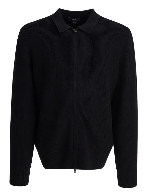 Vince Wool-blend Cardigan - Black