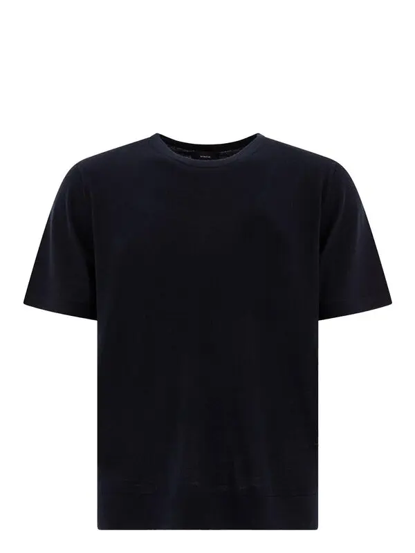 Vince Short-sleeved Sweater - Blue