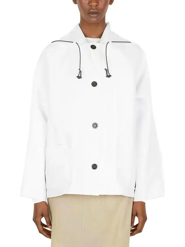 KASSL EDITIONS Sailor Hooded Raincoat - White