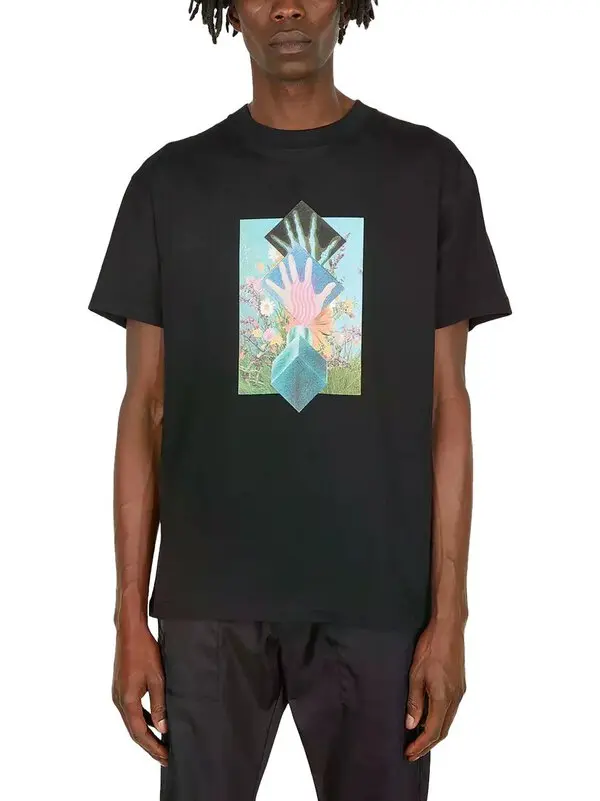 SOULLAND X Poetic Collective Graphic-print T-shirt - Black