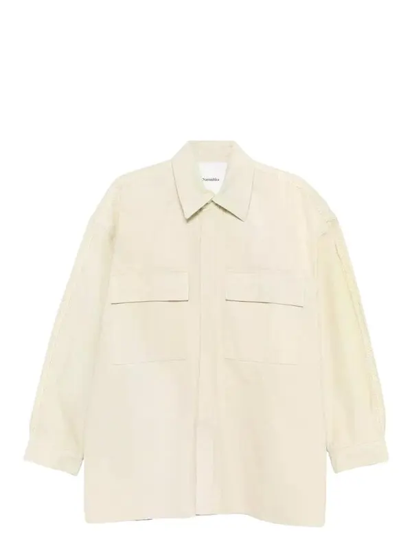 Nanushka Flap-pocket Shirt Jacket - Neutrals