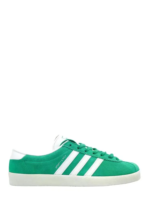 Adidas Three-stripe Suede Sneakers - Green